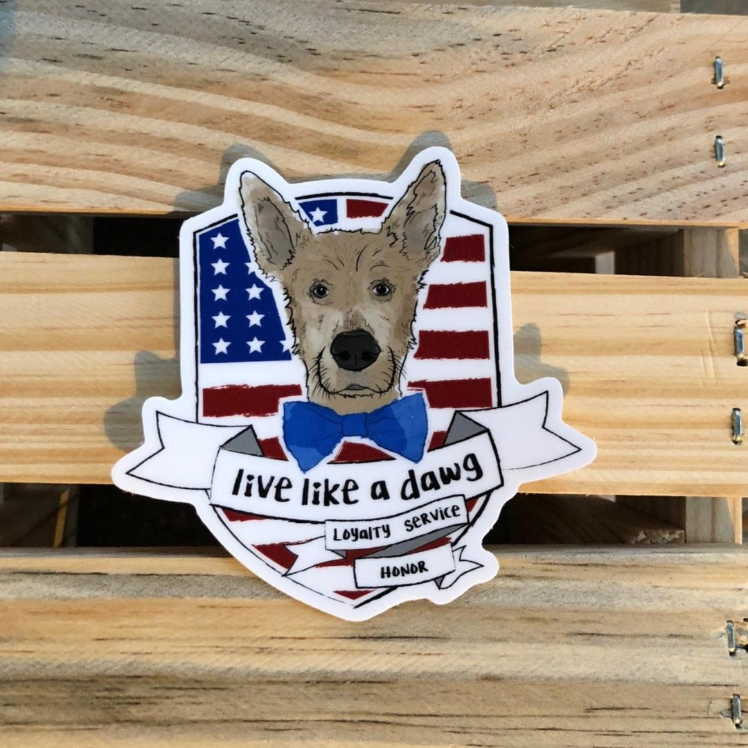 Stickers – Live Like A Dawg Store